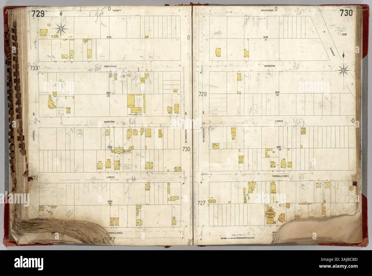 The San Francisco Sanborn Insurance Map Atlas from 1905 by Sanborn ...