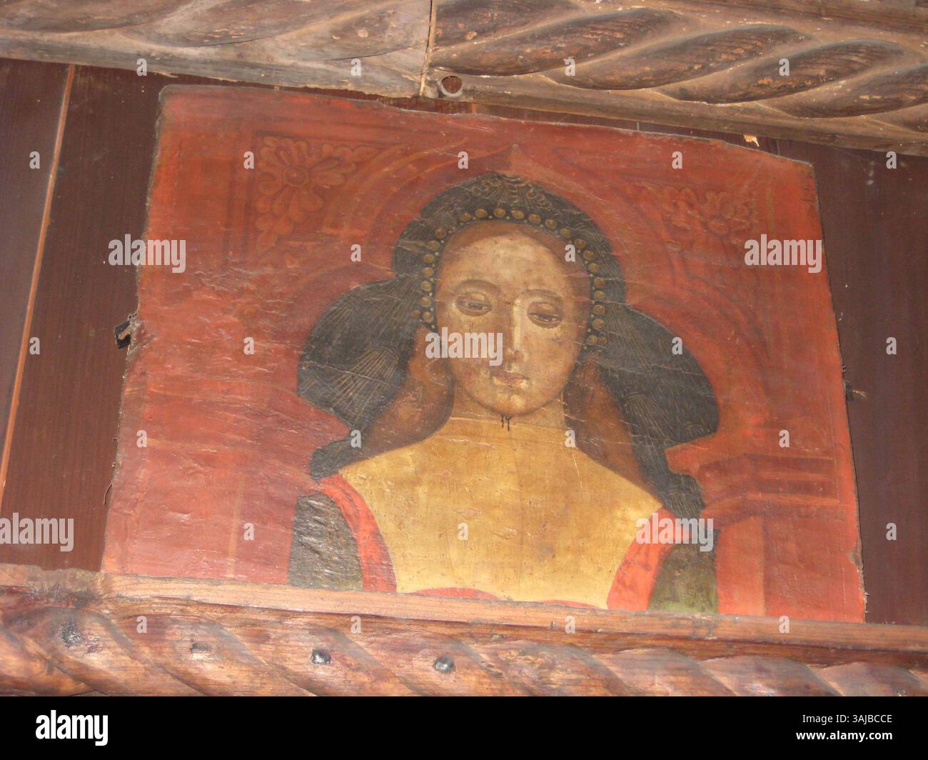 This portrait, created between 1475 and 1480, depicts a young woman ...