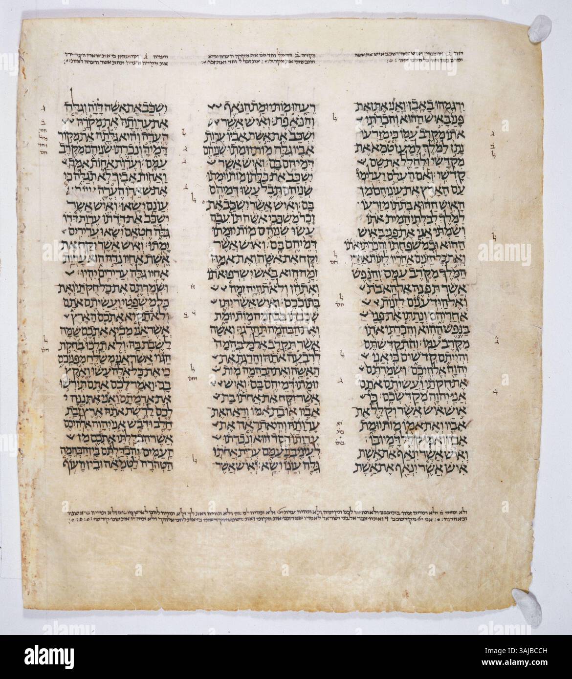 This page from the Leningrad Codex, dated between 1008 and 1011 ...