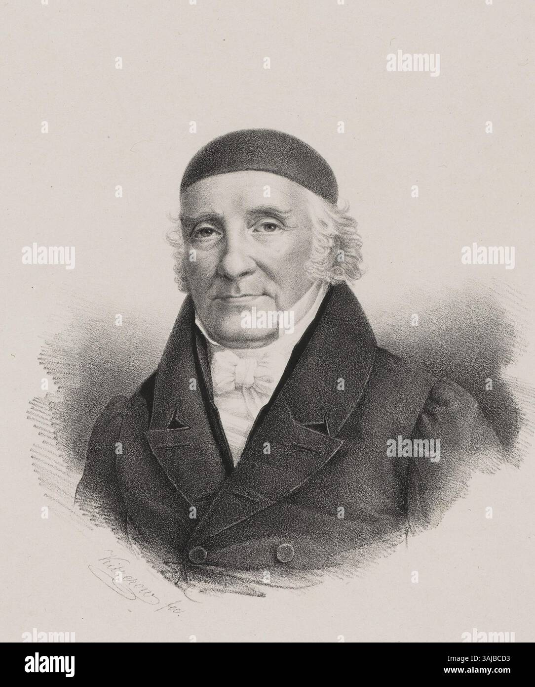 Lithograph portrait of Westphal, created by Carl Heinrich Kitzerow ...