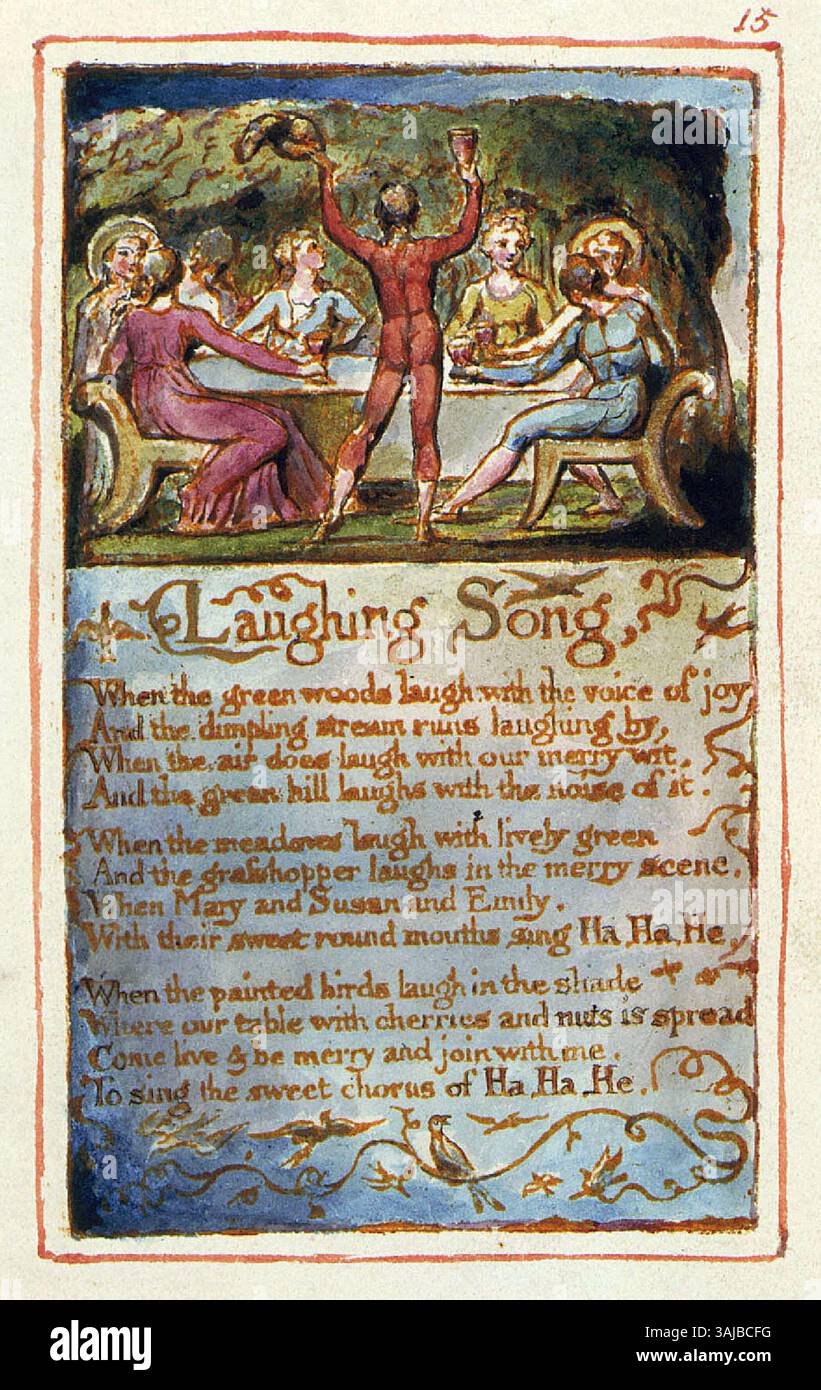 In 'Laughing Song,' Blake captures the joy and freedom of youthful ...