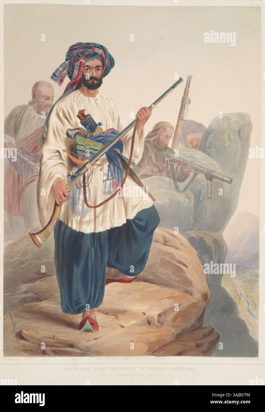 This cropped lithograph, derived from James Rattray’s 1839–1841 work ...