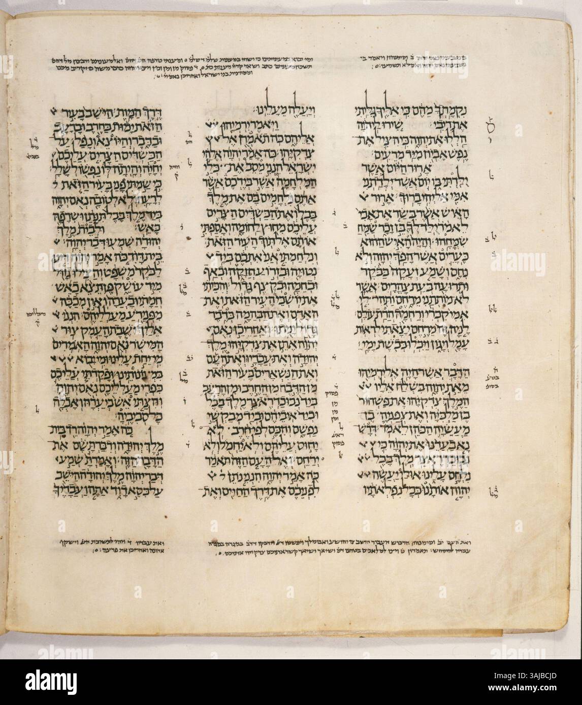 The 509th page of the Leningrad Codex, with folio 256b, contains text ...