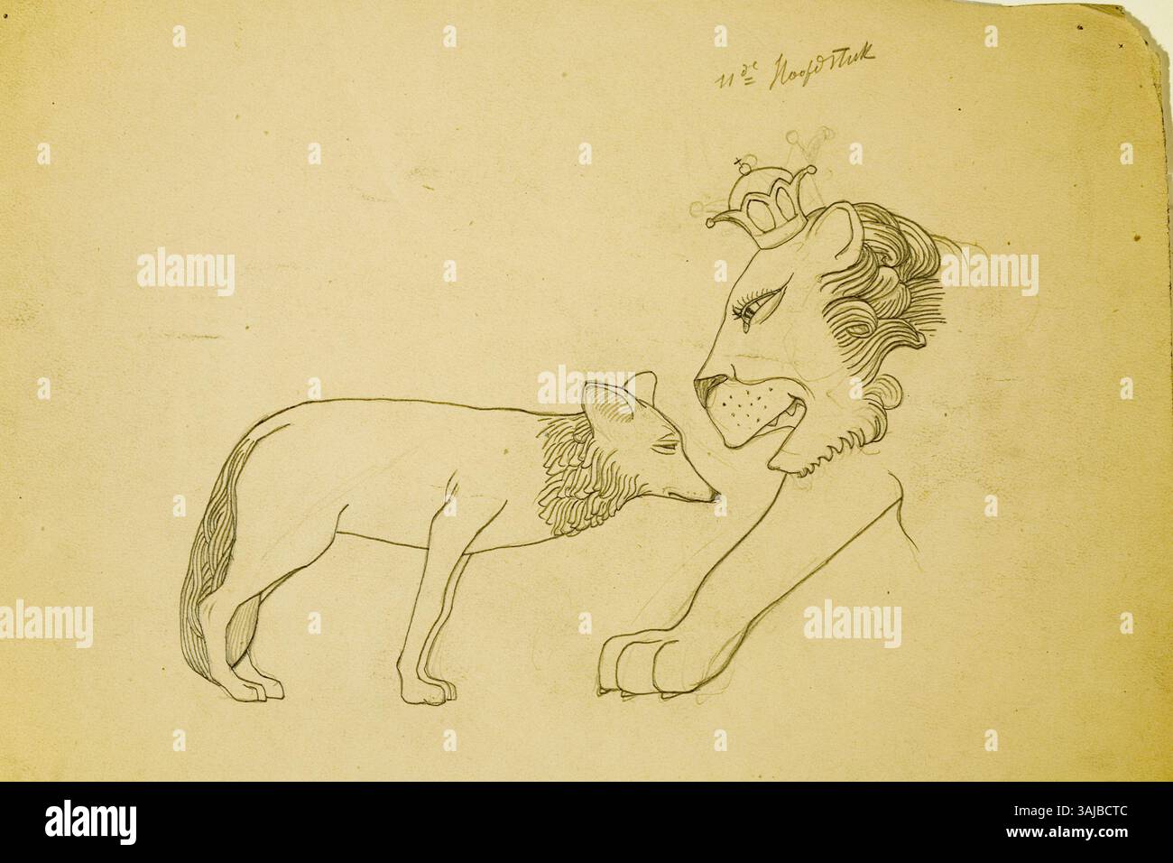 This drawing by Gustave Van de Woestyne, created between 1907 and 1908 ...