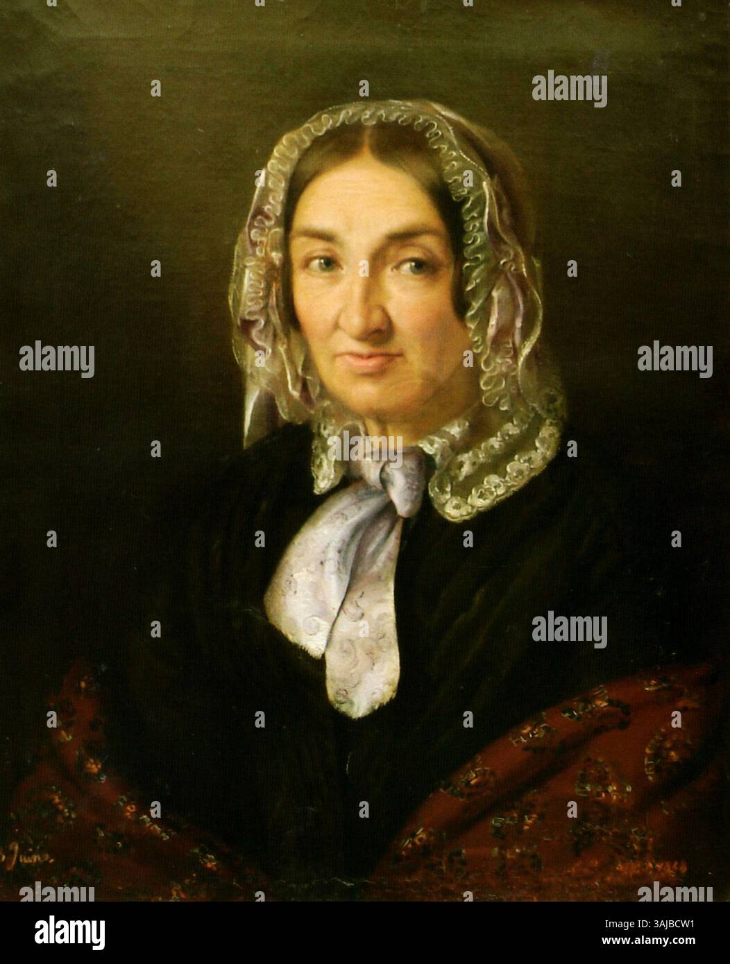 Constantin Rosenthal's 1848 portrait of Elisabeta Steege, painted in ...