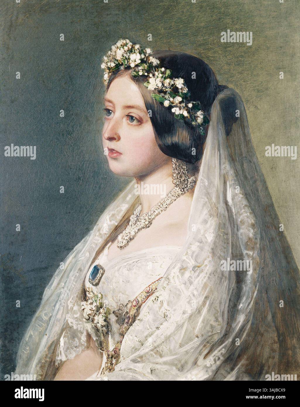 This portrait, painted by Franz Xaver Winterhalter, depicts Queen ...