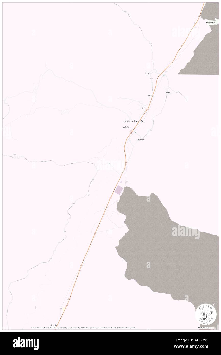 Taj Bikay Shelah, AF, Afghanistan, Maidan Wardak Province, N 33 58' 58 ...