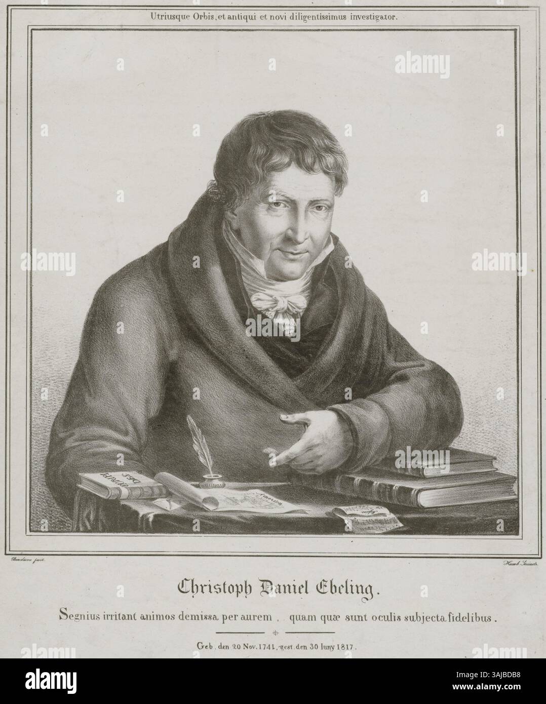 This lithograph from 1818 by Siegfried Detlev Bendixen and Christoph ...