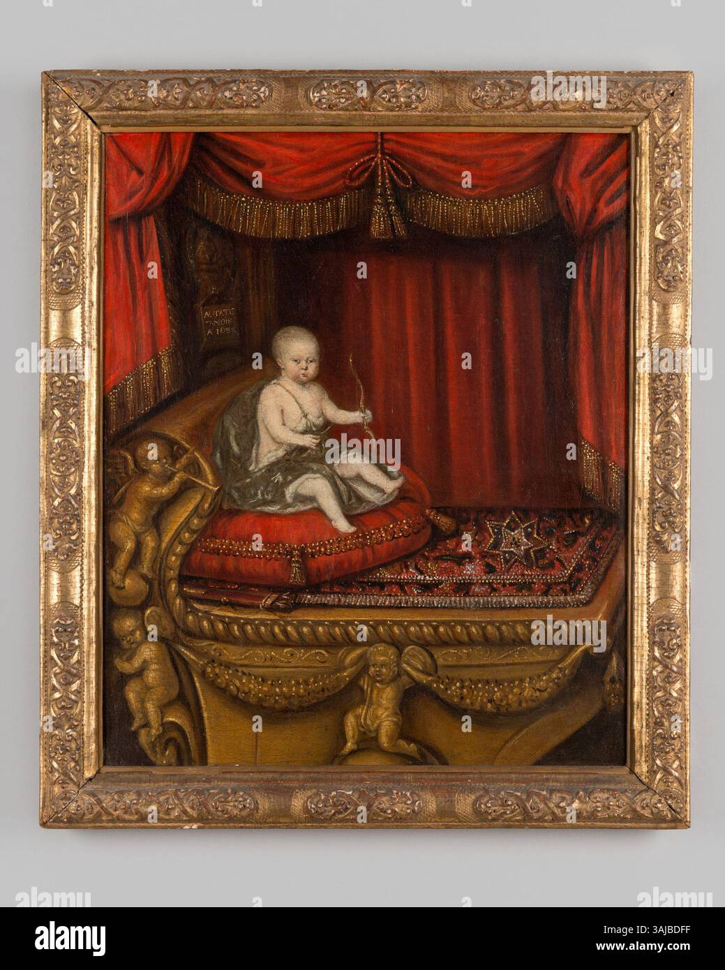 This 17th-century portrait depicts a child, possibly Johan Willem Friso ...