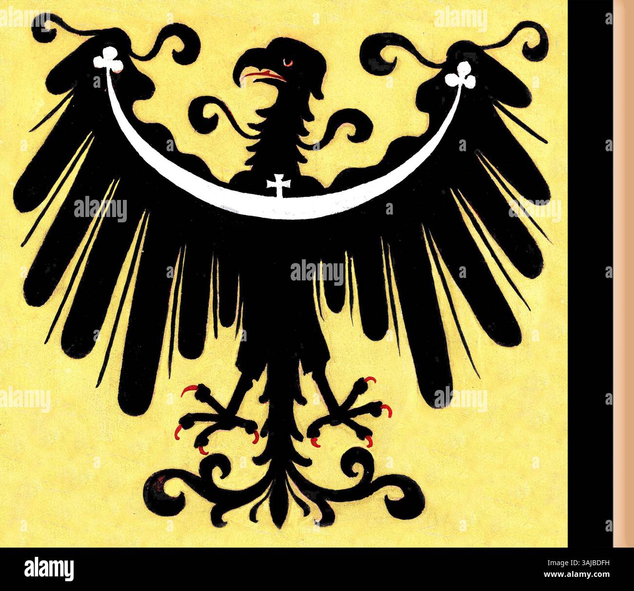 Banderia Prutenorum Folio 4v (1448) depicts the banner of Conrad the ...