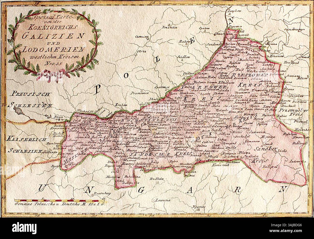 This map, created between 1789 and 1806 by F. J. J. von Reilly, depicts the western regions of ...