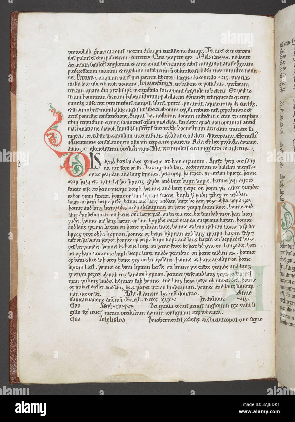 This illuminated page from the 'Codex Wintoniensis', created between ...