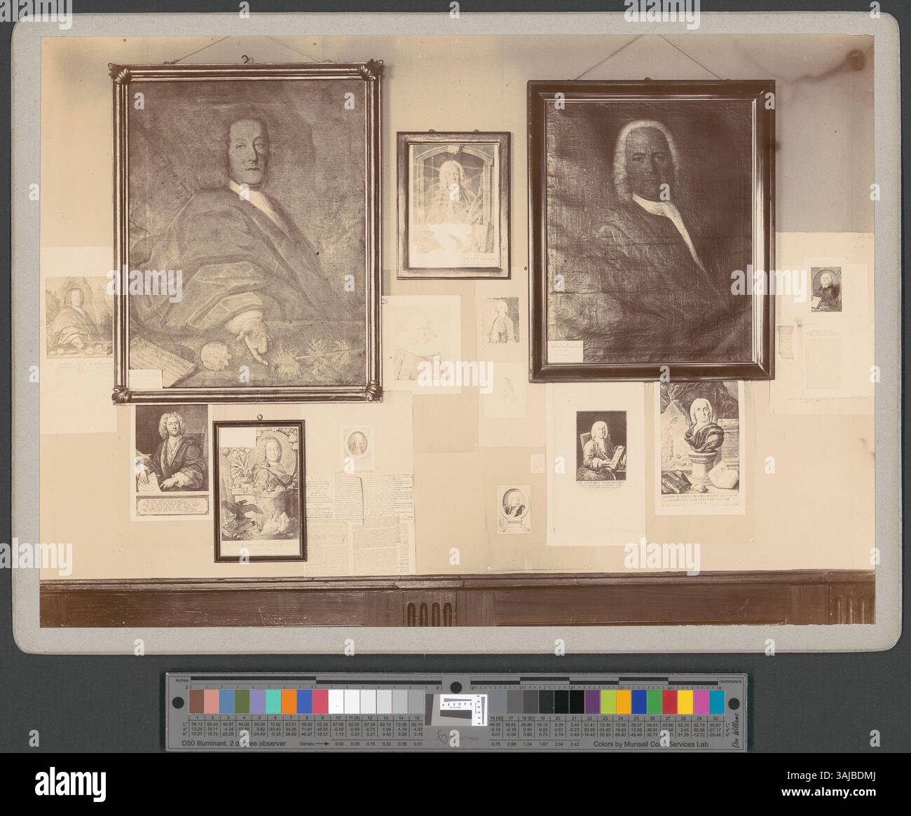Exhibit items from the Johann Jakob Bodmer 200th birthday exhibition in ...