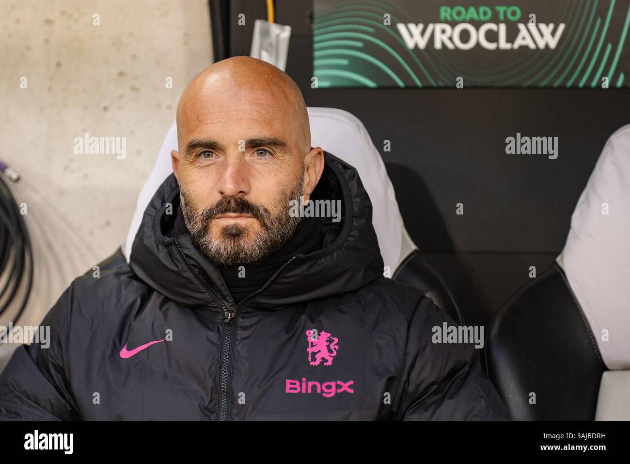 Enzo Maresca coach of Chelsea FC seen during the UEFA Conference League ...