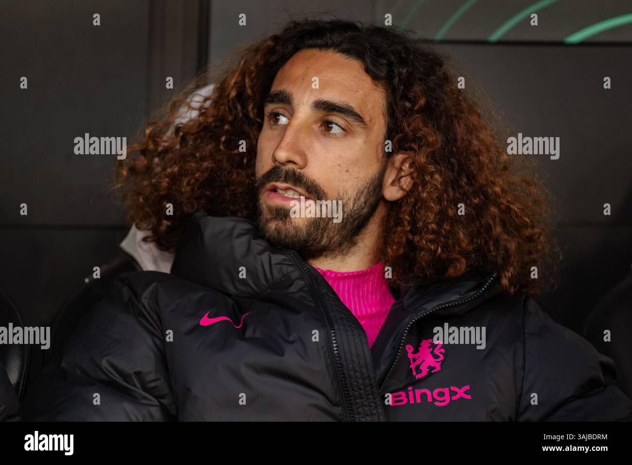 Marc Cucurella of Chelsea FC seen during the UEFA Conference League ...