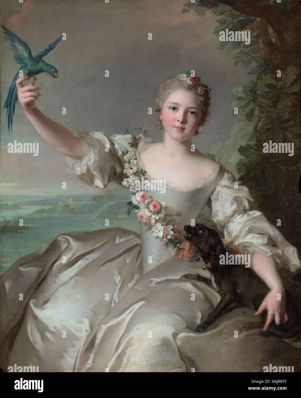 Jean-Marc Nattier's 1738 portrait of Françoise-Renée de Carbonnel de ...