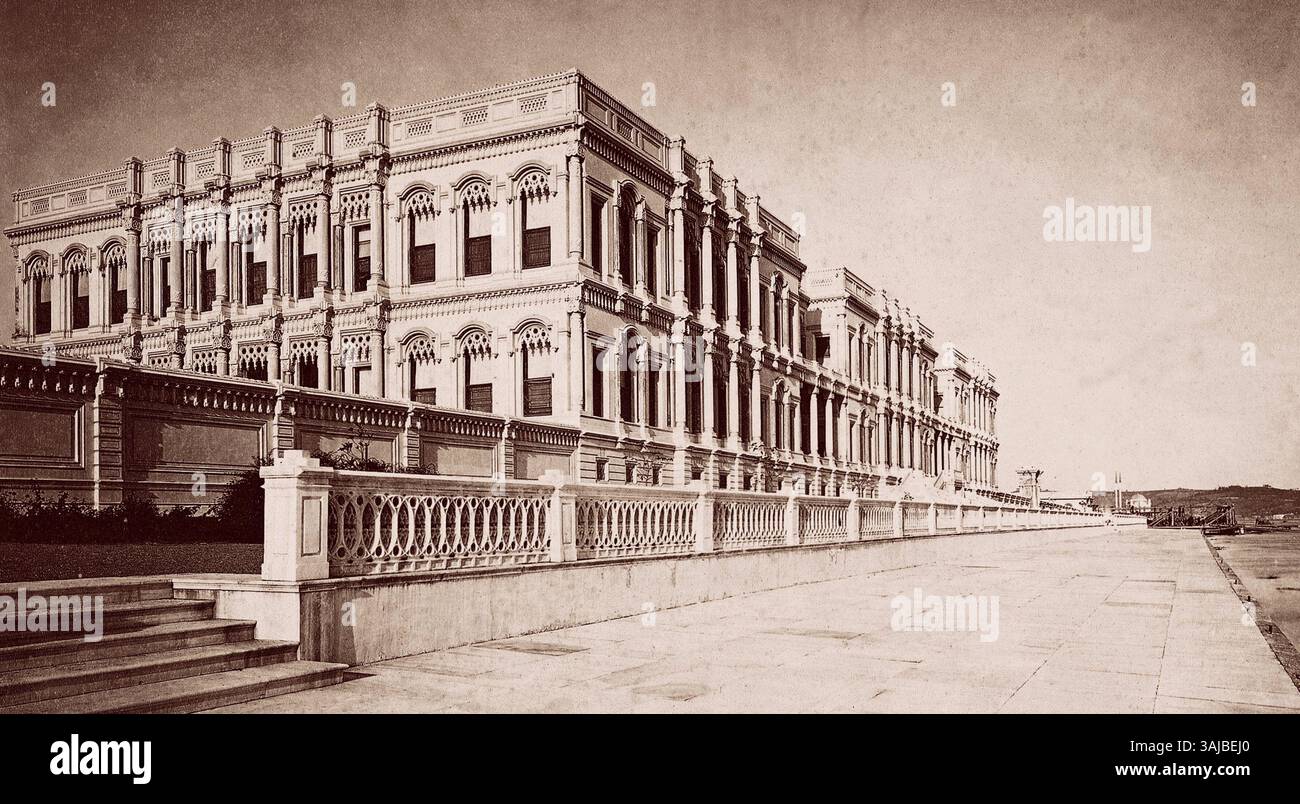 'Çraan Palace' by Pascal Sébah, an Ottoman photographer, captured in ...