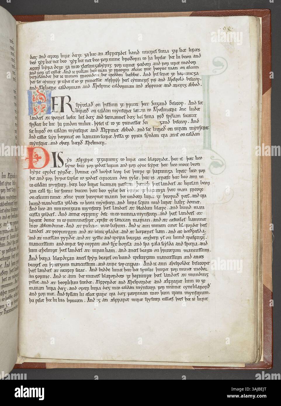 The 'Codex Wintoniensis' page from circa 1130-1150 includes ...
