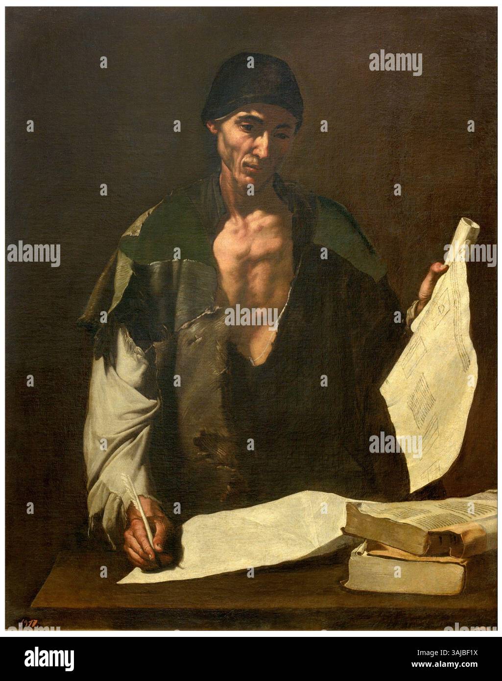 Jusepe de Ribera's painting of Archimedes, created circa 1630 ...