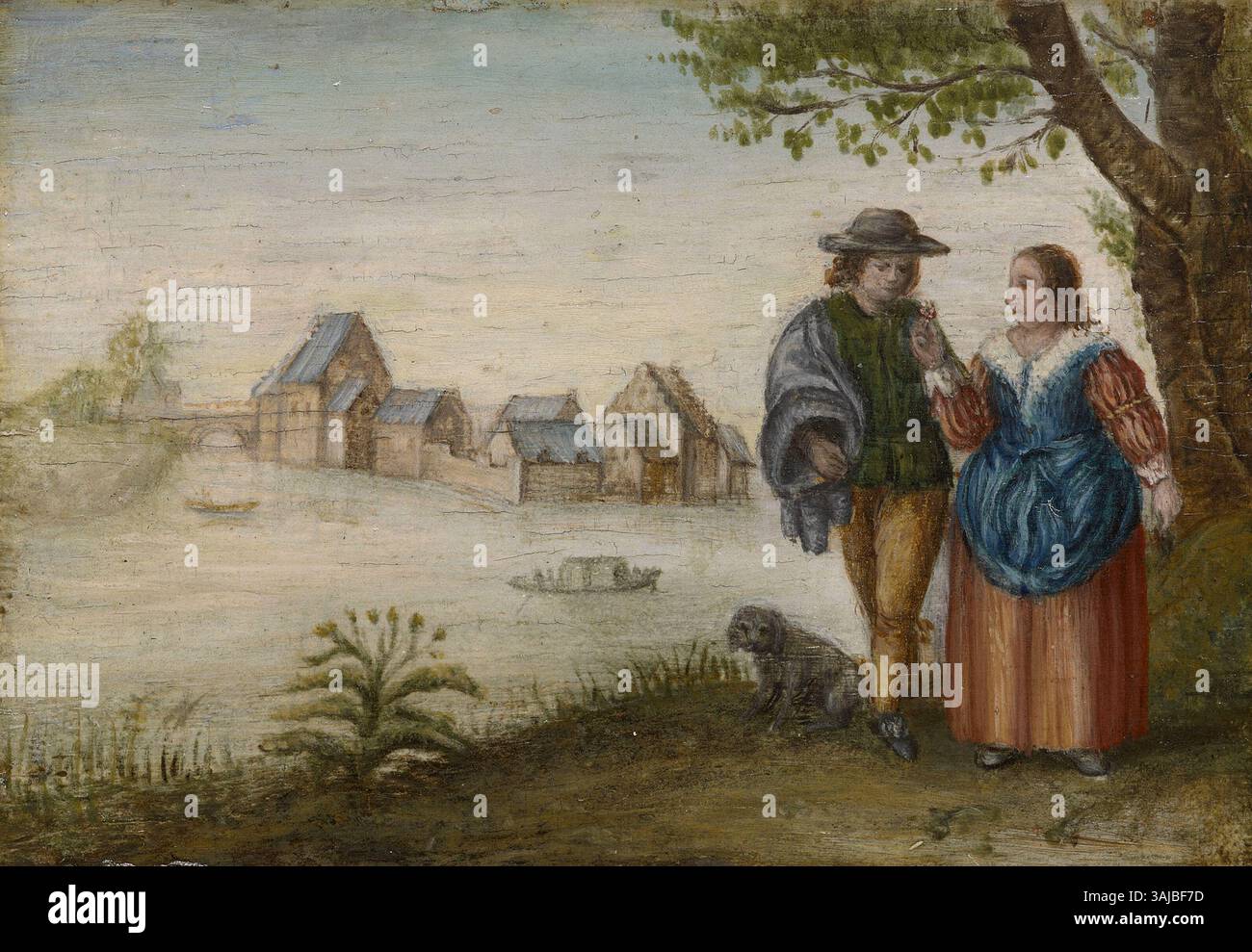 A 17th-century Dutch painting representing Summer, one of the Four ...