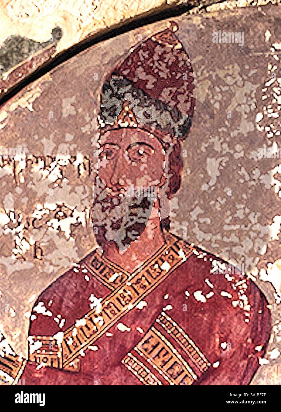 The Khobi fresco, depicting the Dadiani father, is a 13th-century work ...
