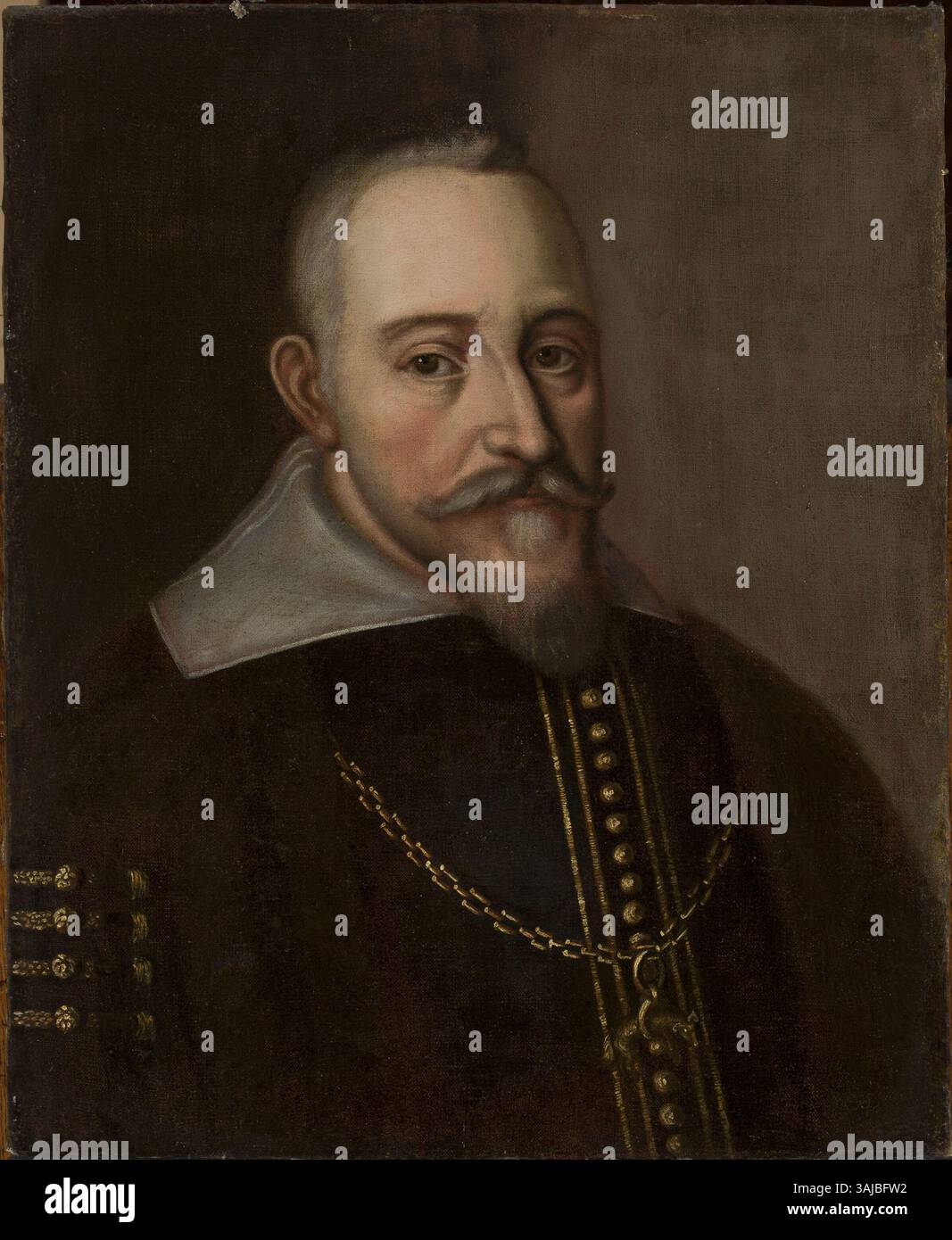This 1660 portrait of King Sigismund III Vasa, attributed to an anonymous artist, depicts the ...
