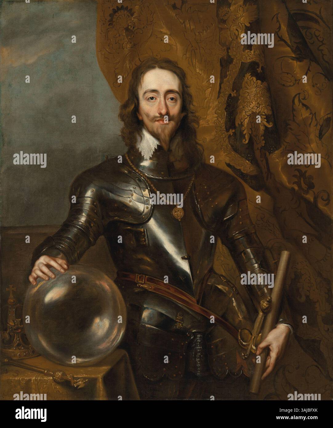 This 17th-century portrait of King Charles I, attributed to a follower ...