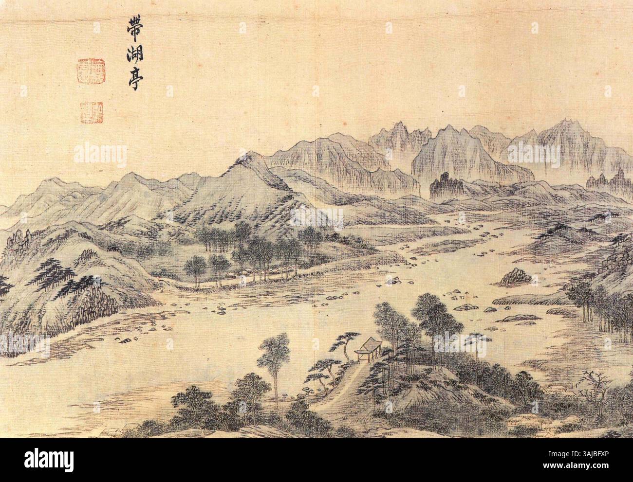 In this 1788 album, Kim Hong-do presents a series of landscapes of Mt ...