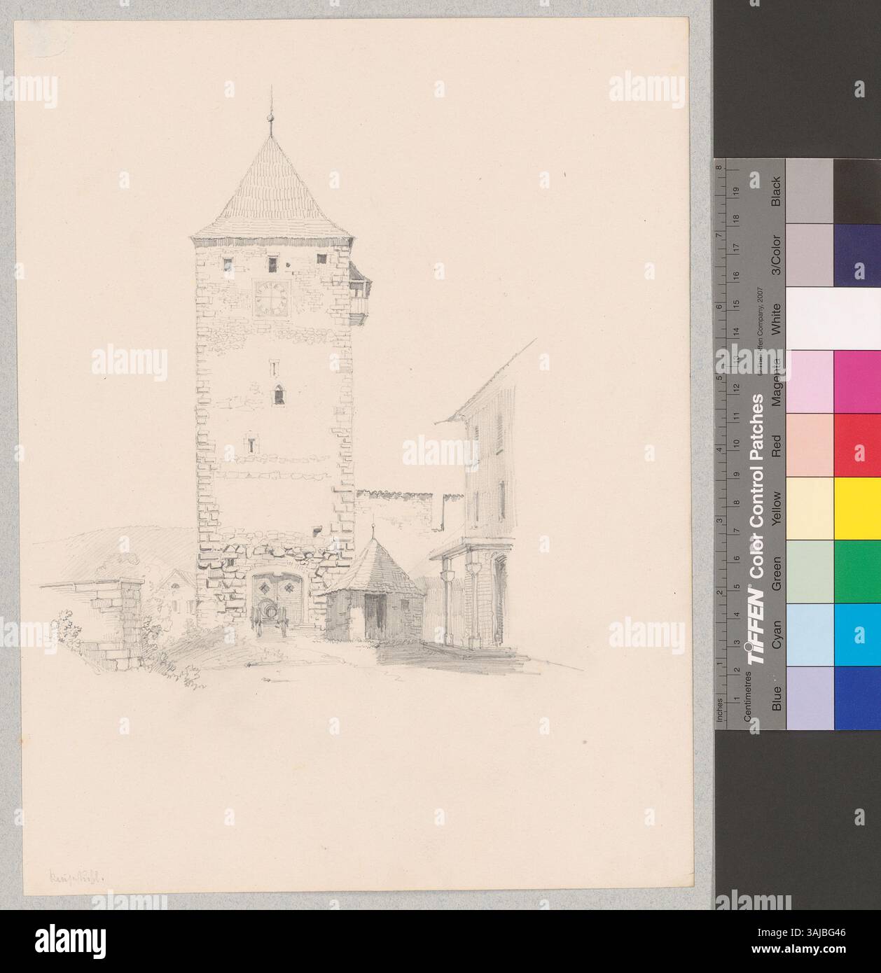 This painting by Johann Rudolf Rahn, created between 1860 and 1880 ...
