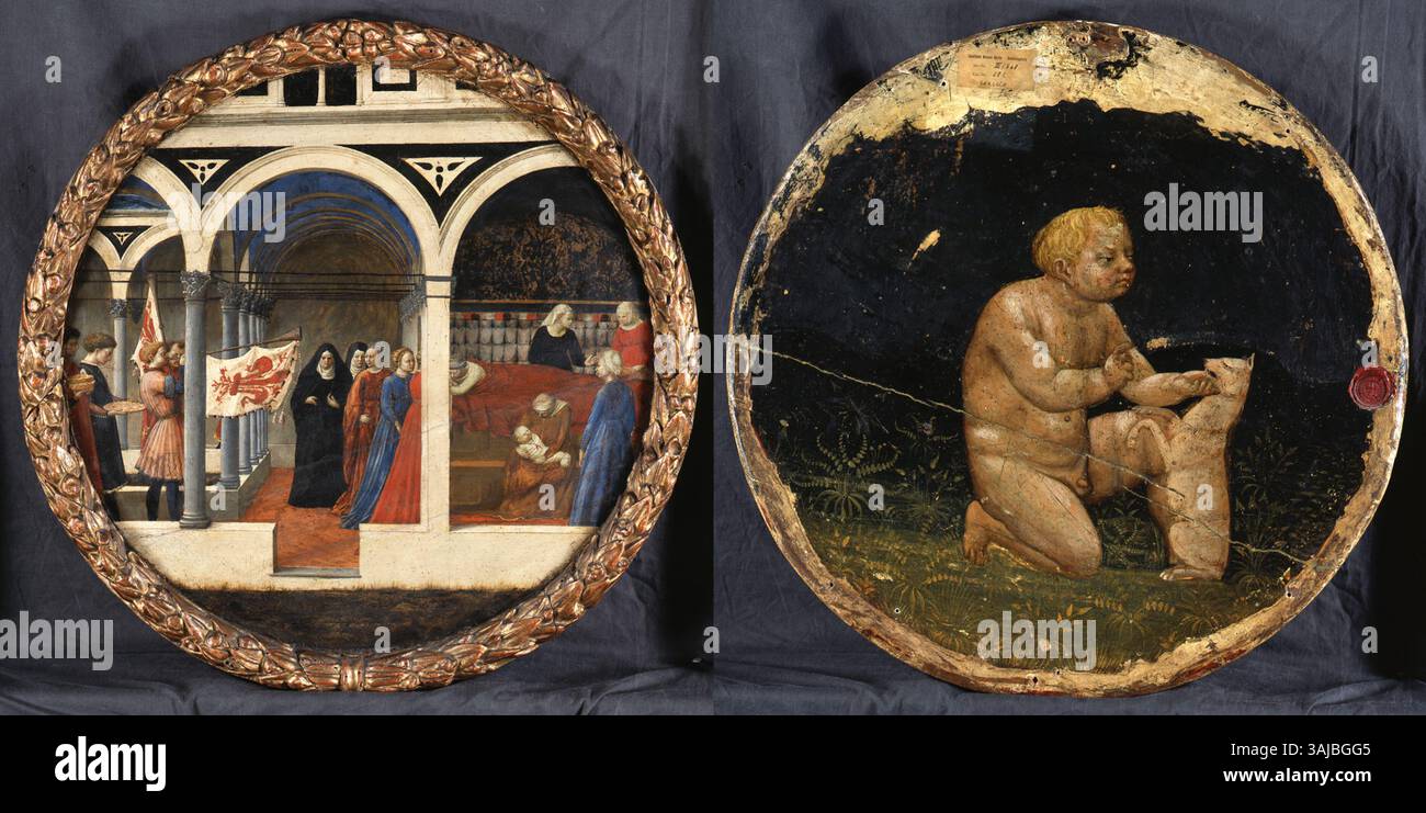 This 'Desco da parto' (birth tray) by Masaccio dates between 1413 and ...