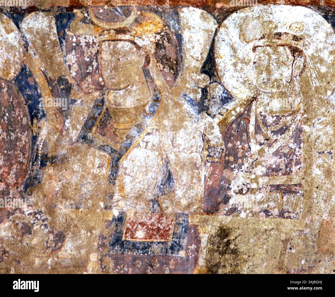 This detailed image focuses on the royal sponsors depicted in the ...