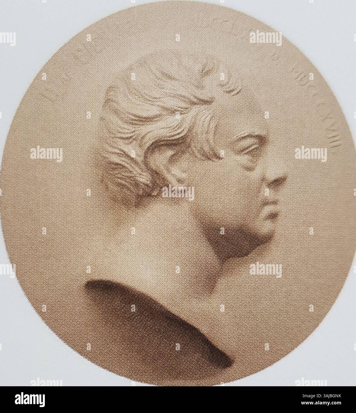 The plaster bust by Erik Gustaf Göthe portrays Per af Bjerkén, a ...