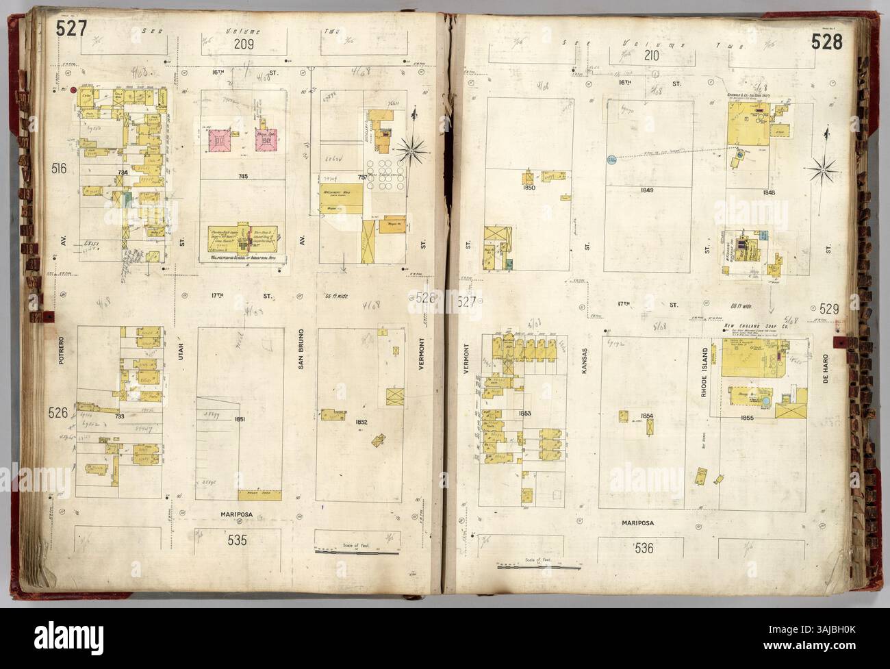 The San Francisco Sanborn Insurance Map Atlas (1905) contains full ...