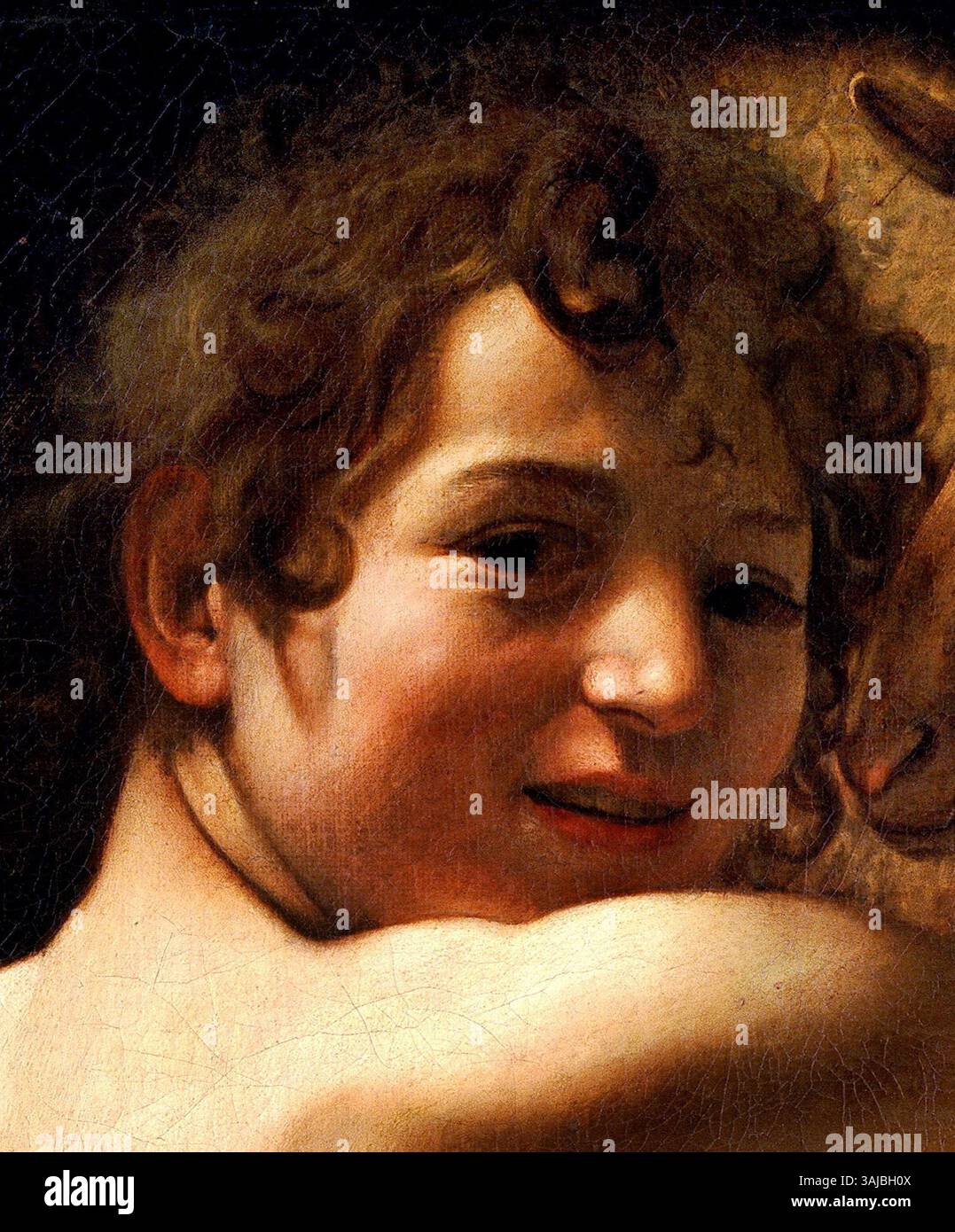 Caravaggio’s c. 1602 painting 'Saint John the Baptist' (Youth with a ...