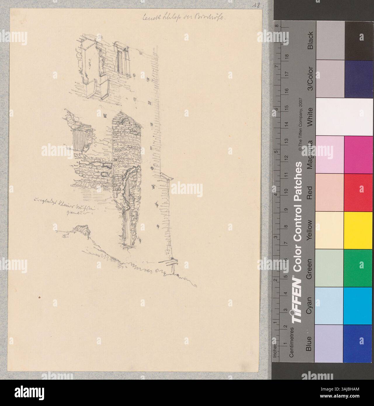 This 1892 illustration by Johann Rudolf Rahn shows an exterior view of ...