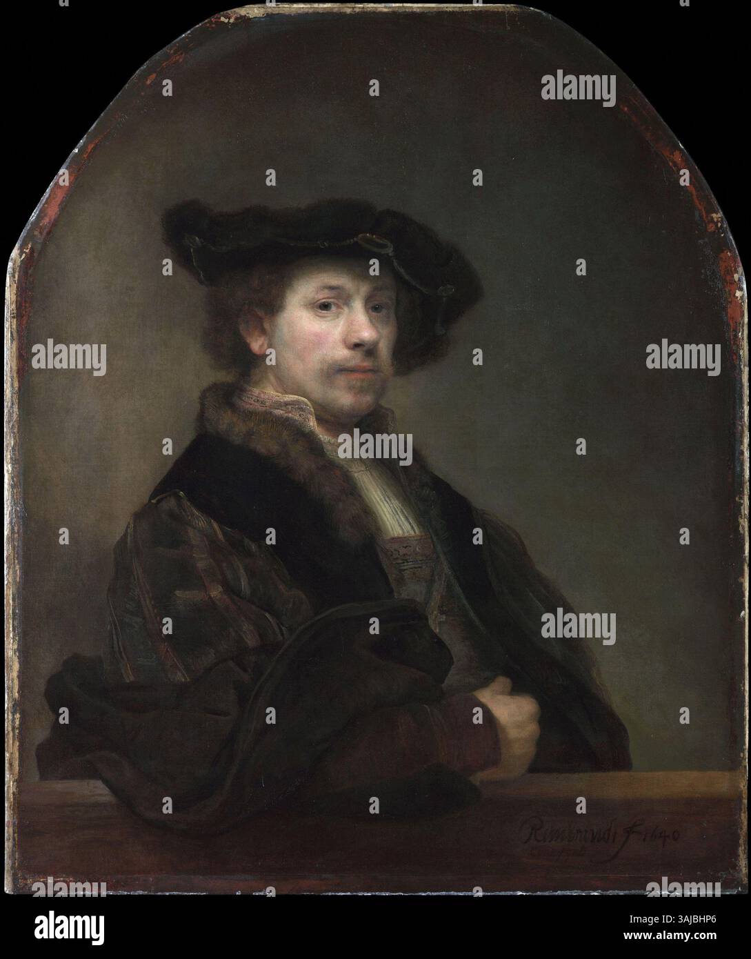 Rembrandt's 'Self Portrait at the Age of 34' (1640), housed at the ...