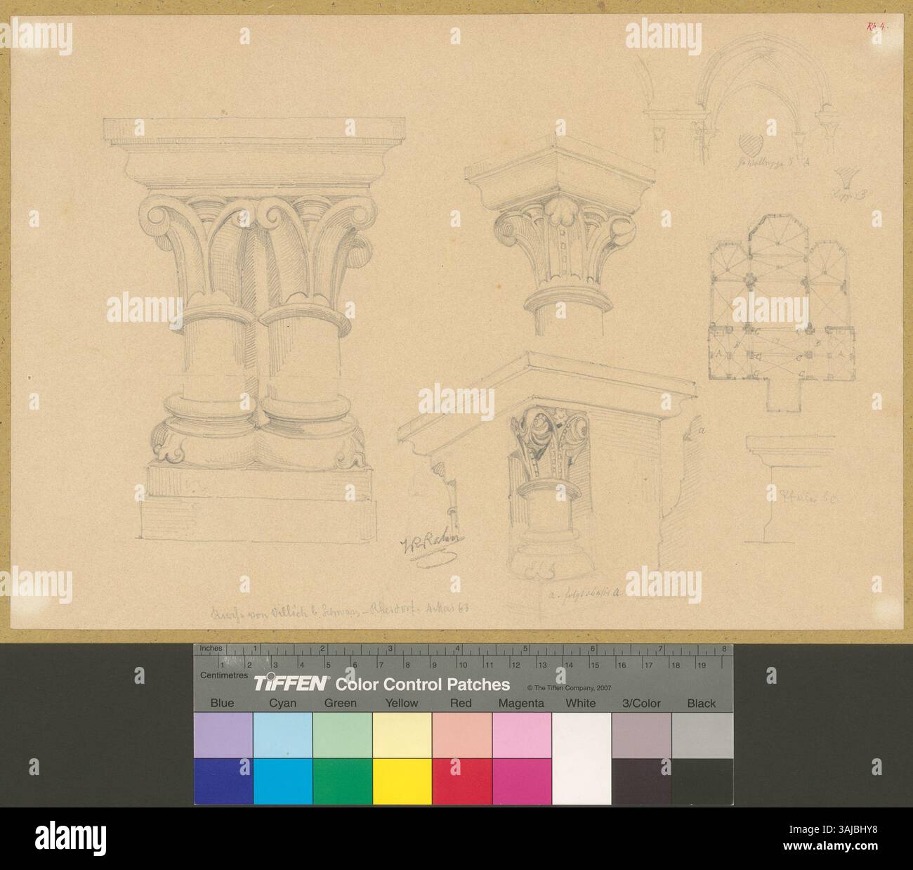 This 1863 illustration by Johann Rudolf Rahn depicts the church in ...