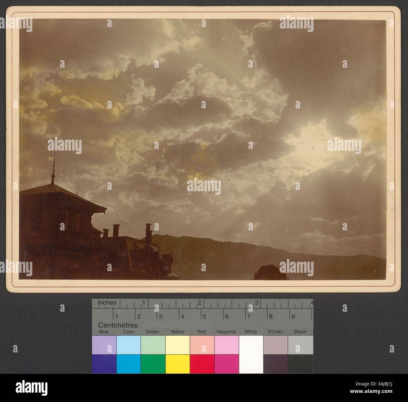 This 1894 photograph by Robert Breitinger shows cloud formations taken ...