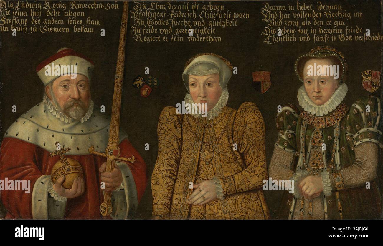 This 16th-century portrait depicts Elector Frederick III of the ...