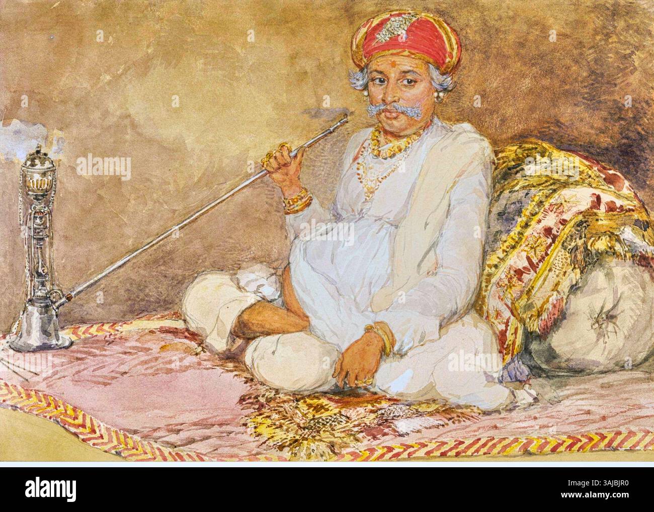 William Carpenter’s 1851 painting depicts Daulat Rao of Mandhata ...