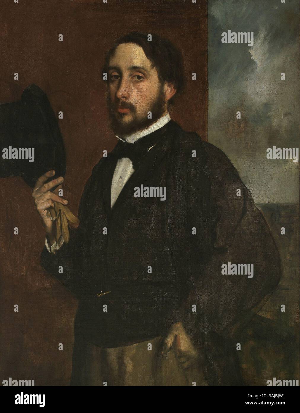 This self-portrait by Edgar Degas, painted circa 1863, captures the ...