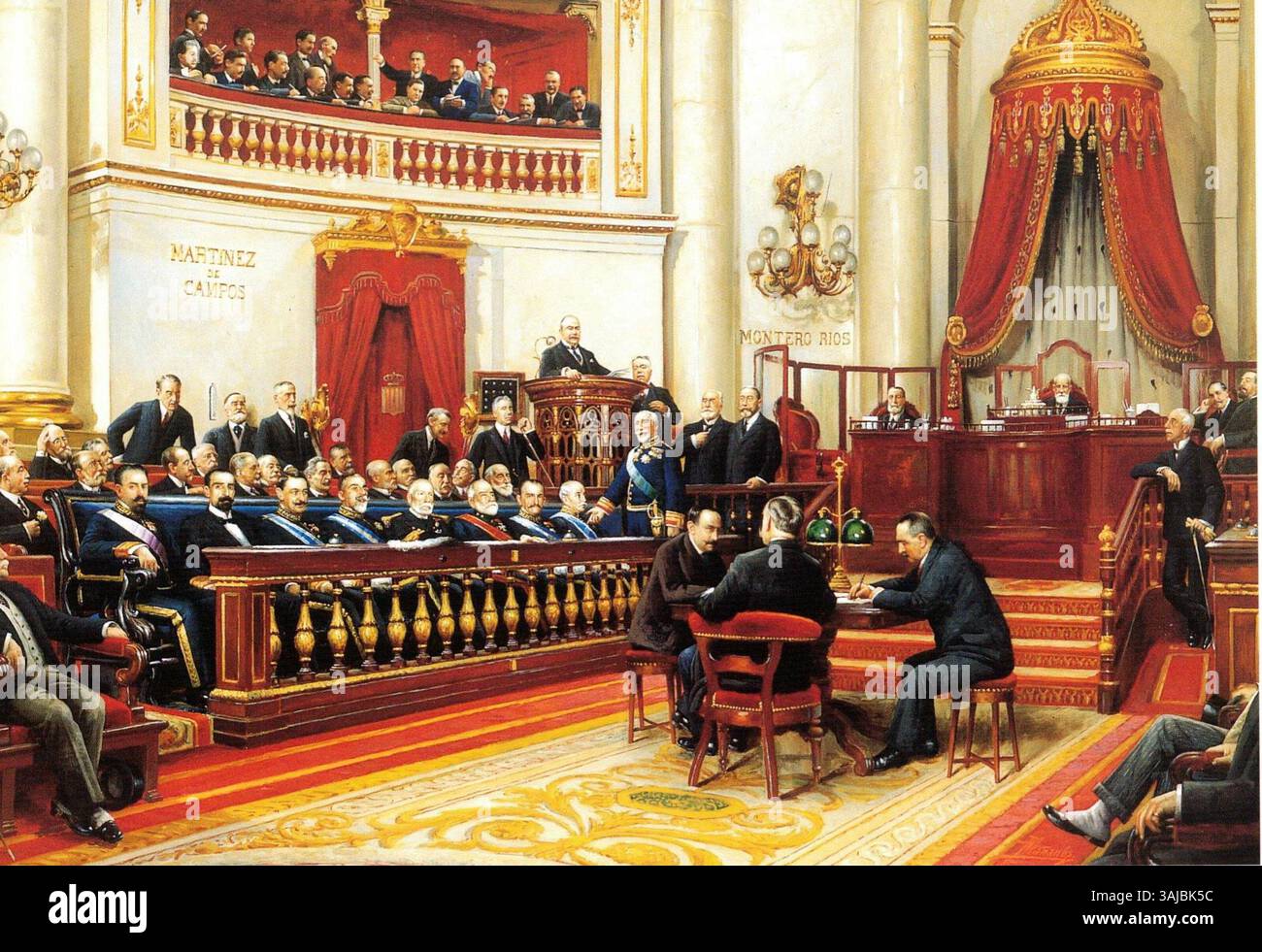 Asterio Mañanós Martínez's 1918 painting depicts Spanish politician ...