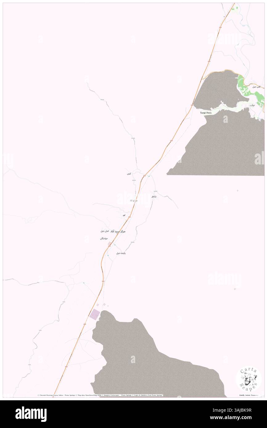 Srah Kala, Sayyid?b?d, AF, Afghanistan, Maidan Wardak Province, N 34 0 ...