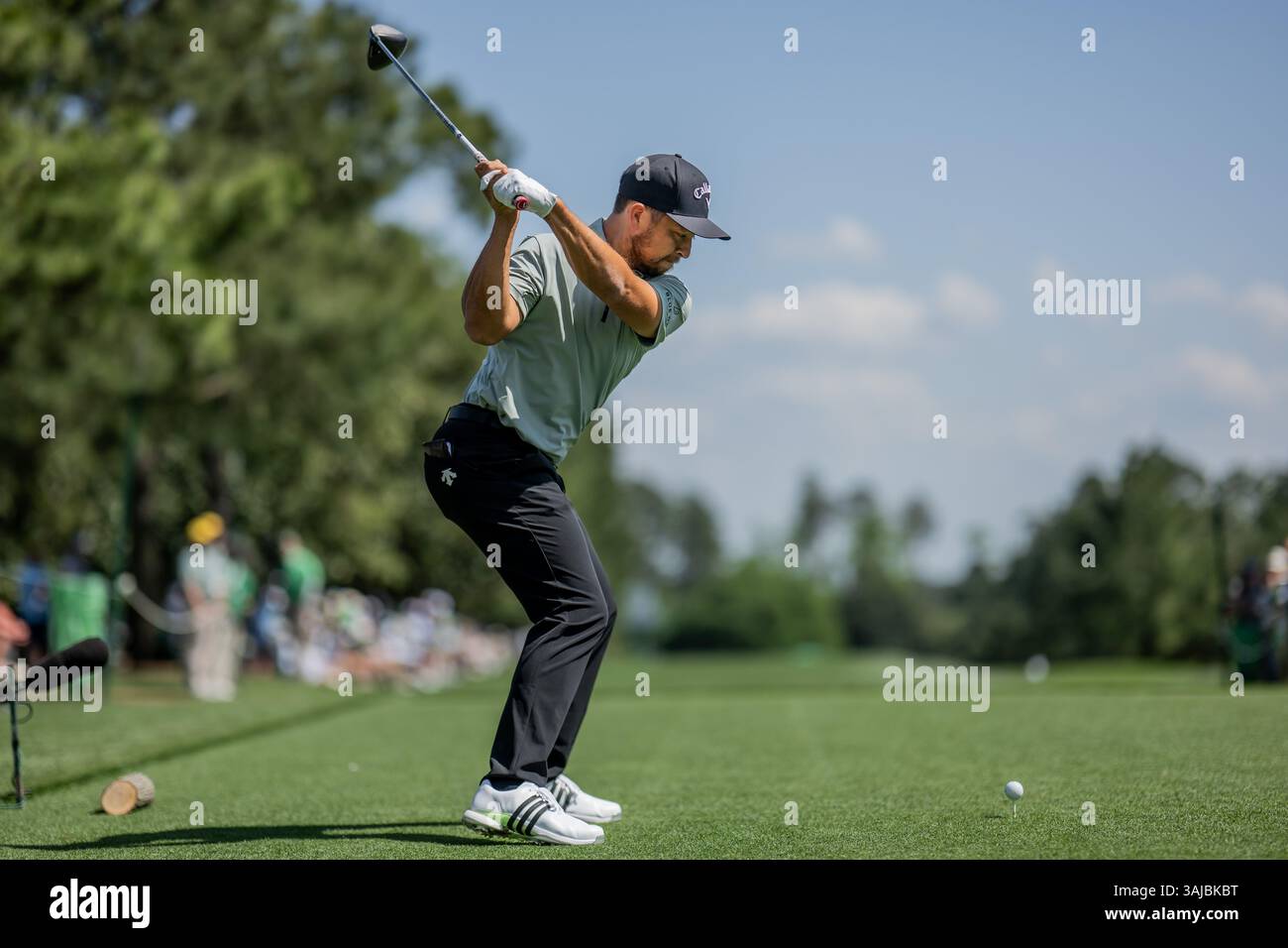 Augusta, United States. 10th Apr, 2025. Xander Schauffele of the ...