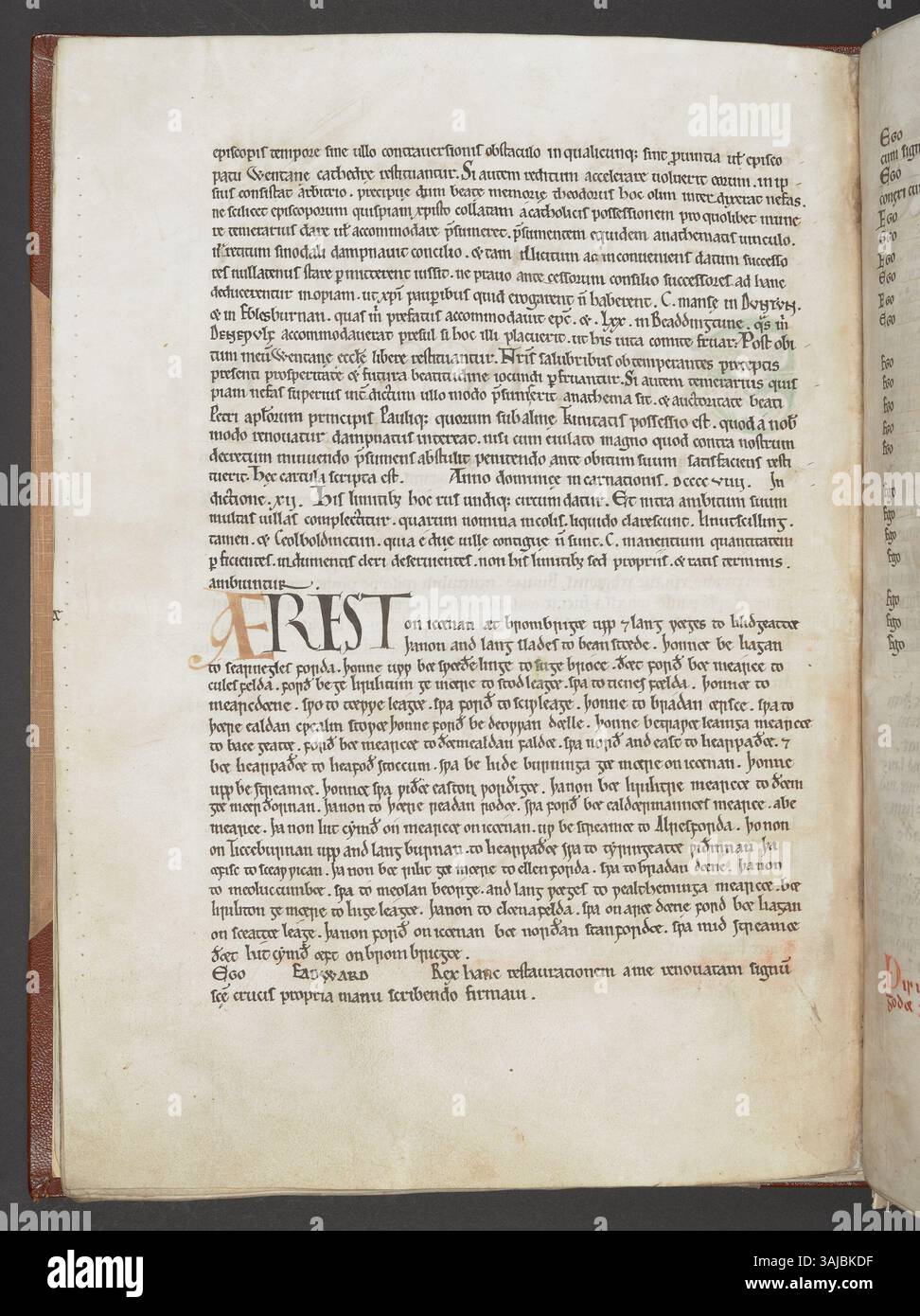 The 'Codex Wintoniensis', dating from circa 1130-1150, contains ...