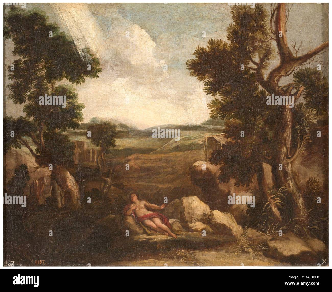 Carlo Maratti's painting 'Magdalena penitente' depicts Mary Magdalene in a religious and ...