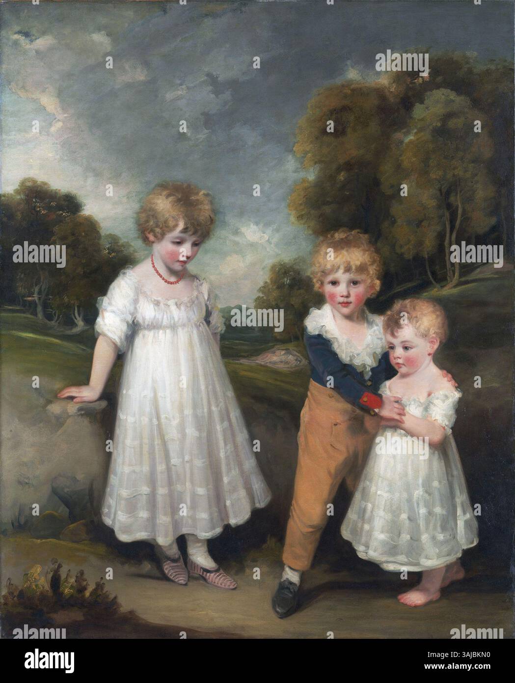 This 1796 portrait by John Hoppner depicts the children of George ...