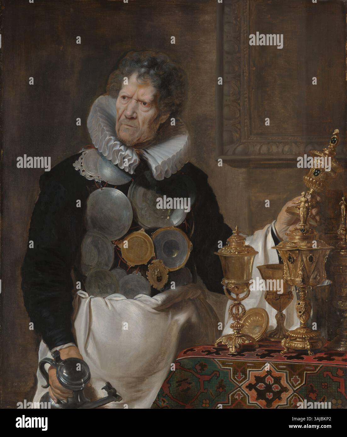 The 1620 portrait by Cornelis de Vos shows Abraham Grapheus, a prominent figure of the time ...
