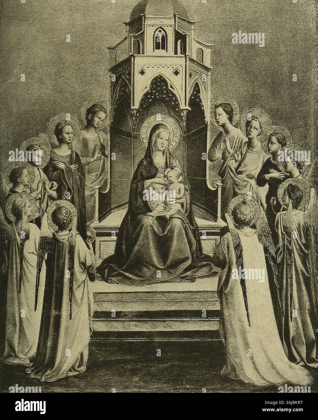Fra Angelico's 'Madonna and Child Enthroned with Twelve Angels' (c ...