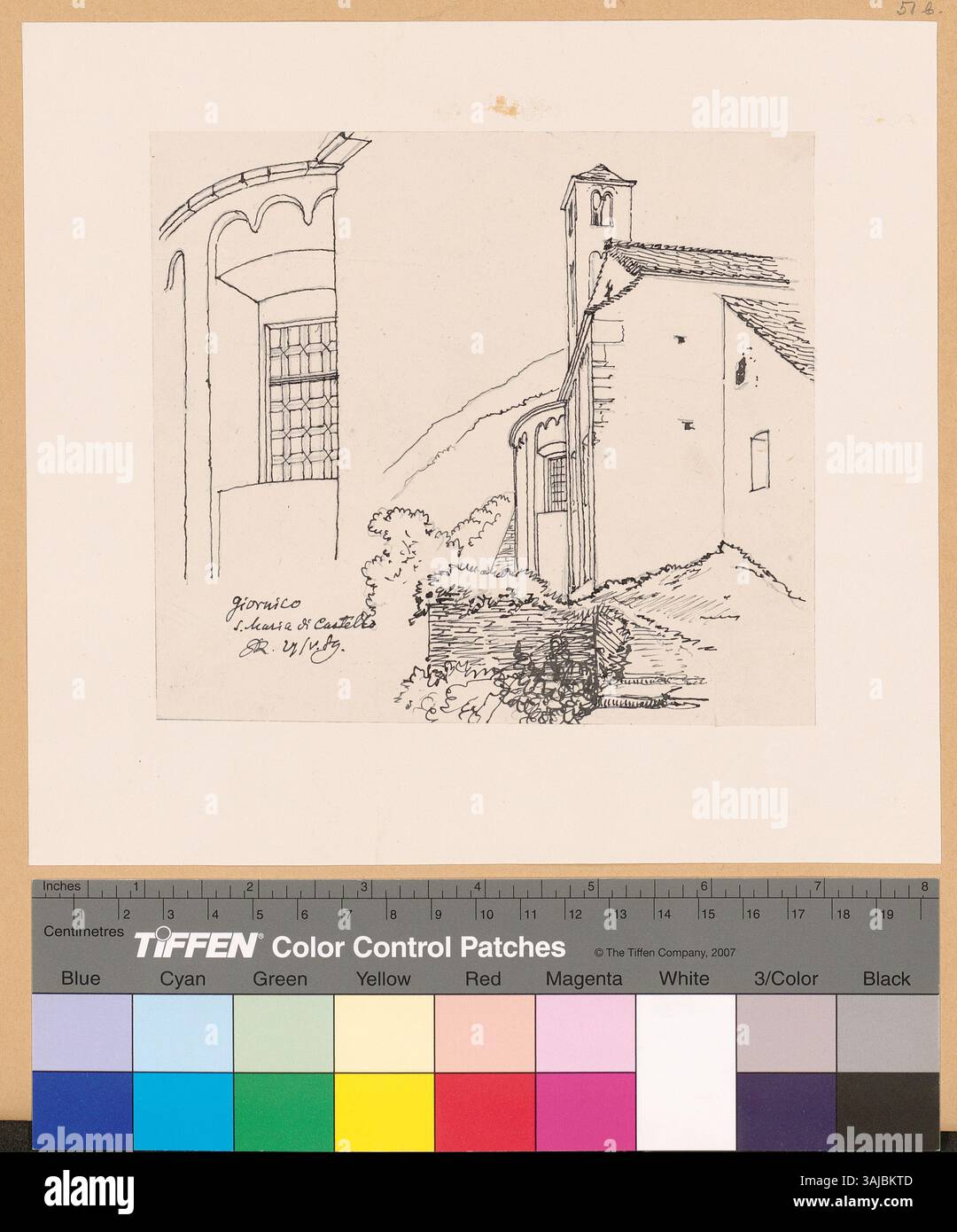 This work depicts an exterior view of the church of Santa Maria del ...